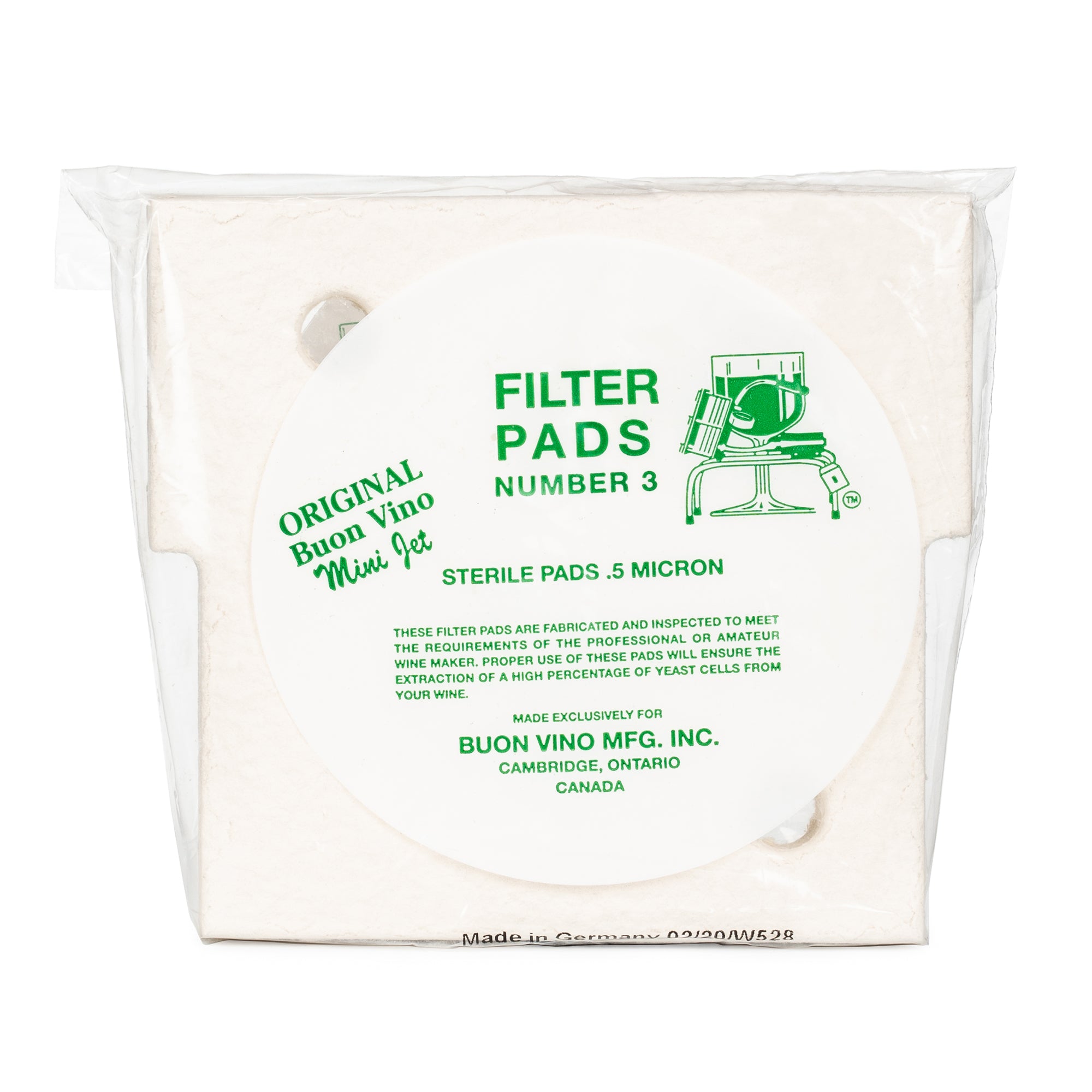 Buon Vino Mini-Jet Filter Pads #3 – The Wine Warehouse CA